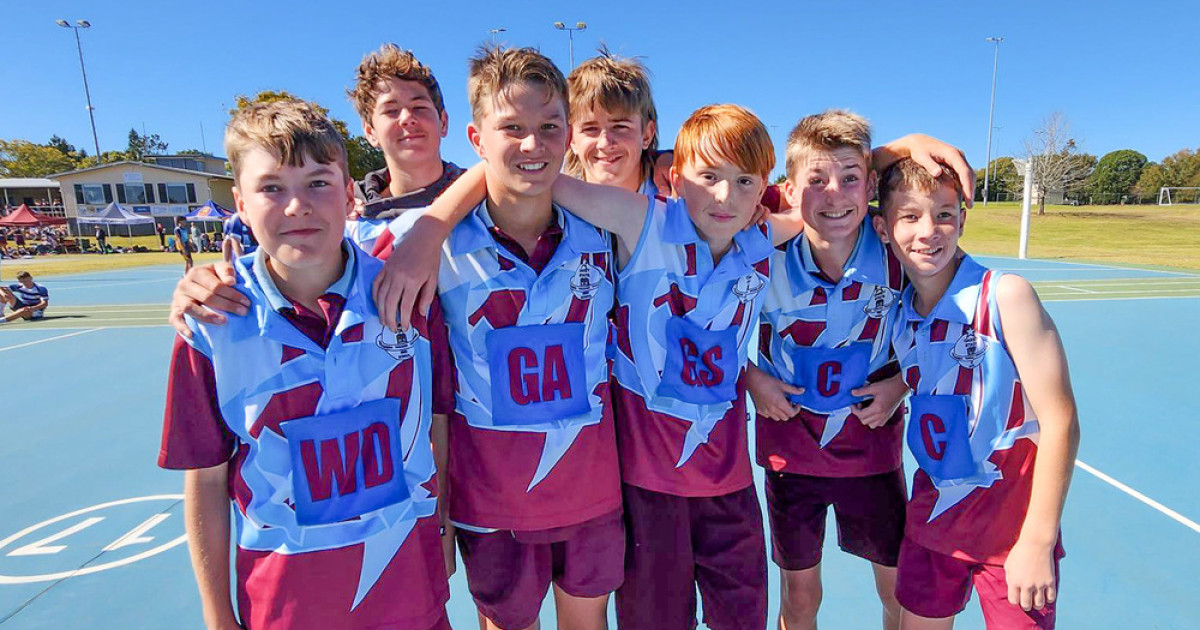 Oakey High students show Netball is for boys, too | Our News | Local ...